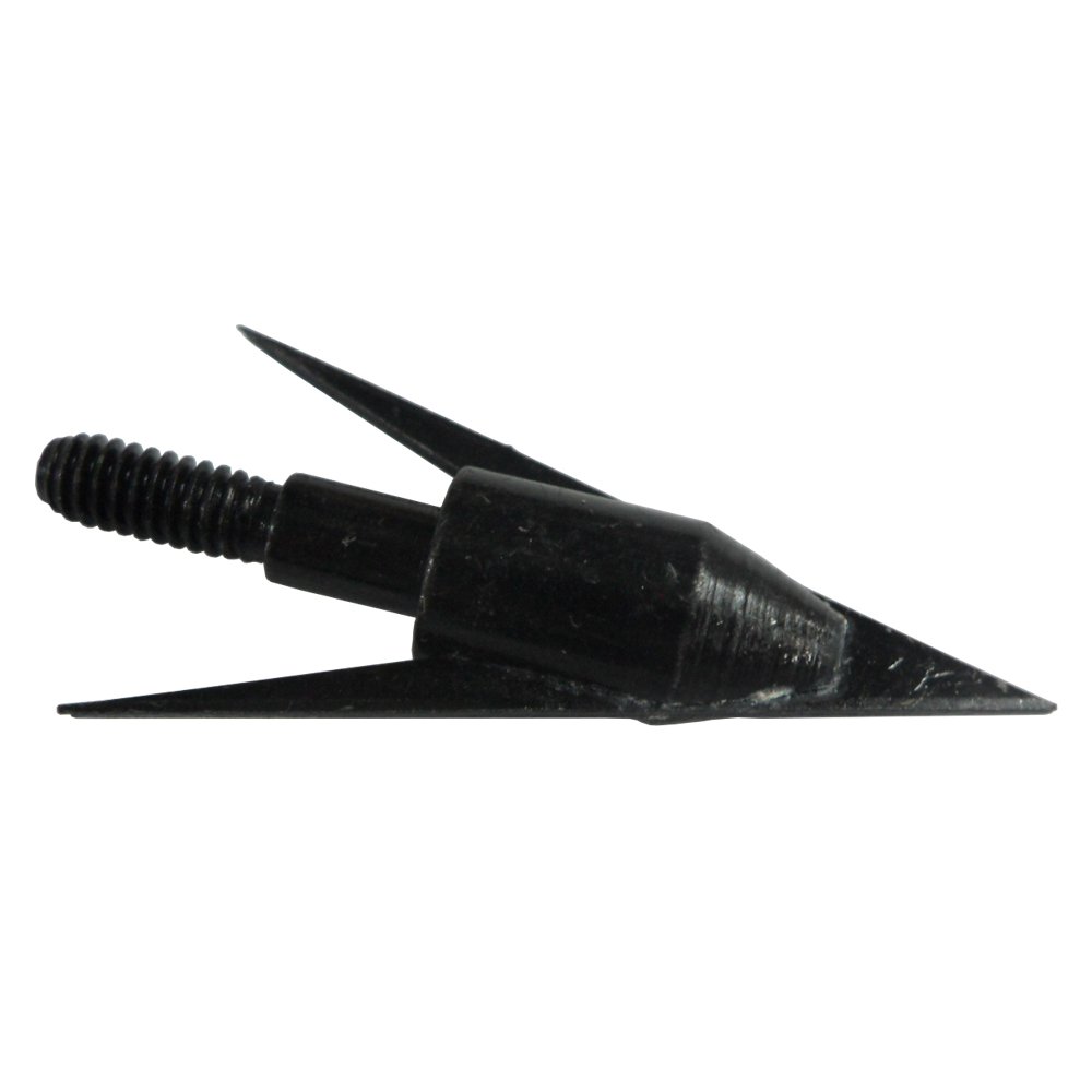 e5e10 12Pcs Fishing Arrowheads Screw-on Points 150 Grain Black Bowfishing Screw Tips Broadheads for Fishing Arrow Compound Bow, Crossbow and Recurve Bow (Type1)