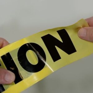 INCOM Manufacturing: Yellow CAUTION Tape Barrier- Safety Warning Tape, 3 Inch x 1000 Feet, (76.2 Millimeters x 304.8 Meters)