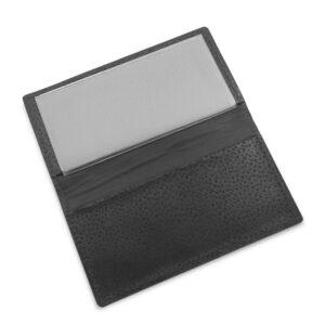 Black Genuine American Alligator Leather Checkbook Cover Handmade