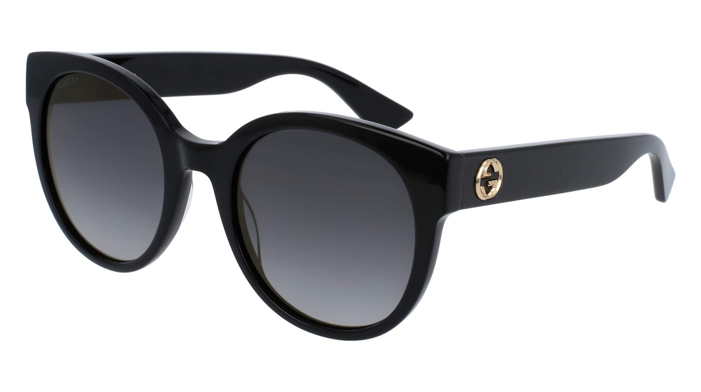 Gucci GG0035S - 001 Black/Grey Gradient Round Sunglasses 54mm