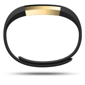 Fitbit Alta Fitness Tracker, Special Edition Gold, Black, Large (US Version)