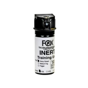 fox labs 105ftsdb inert 1.5 oz. flip top stream pepper spray, white