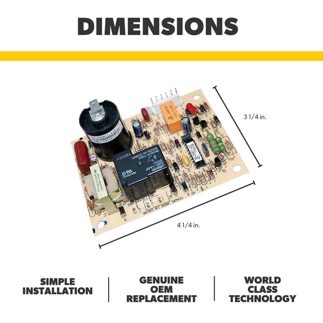 Dometic 31501 DC Furnace Circuit - Universal Ignition Control Board for Atwood Furnaces with Direct Spark Ignition (DSI) - 12V with Fan Control