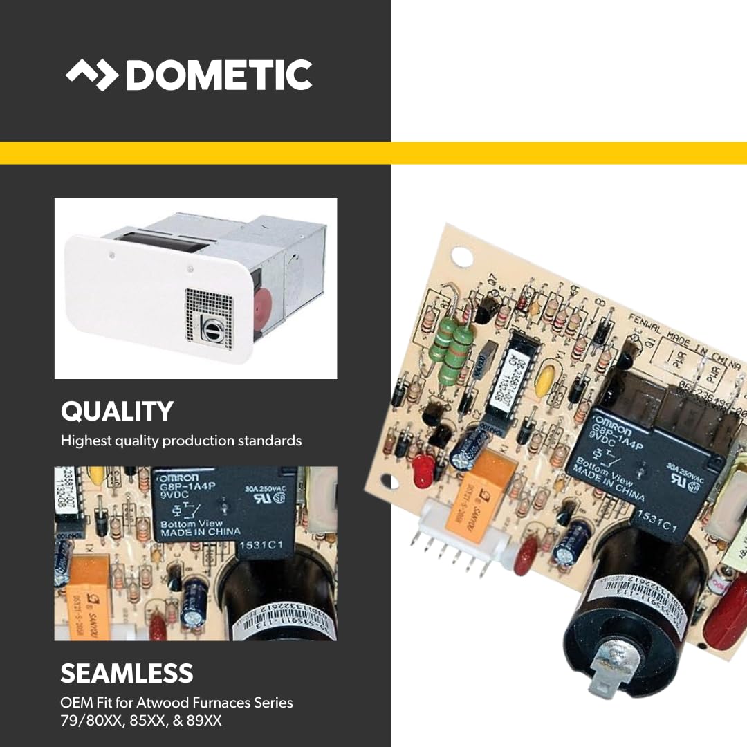 Dometic 31501 DC Furnace Circuit - Universal Ignition Control Board for Atwood Furnaces with Direct Spark Ignition (DSI) - 12V with Fan Control