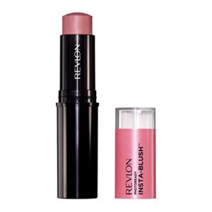 revlon blush stick, photoready insta-blush face makeup with cream to powder formula, high impact color, moisturizing creamy formula, 320 berry kiss, 1.15 oz