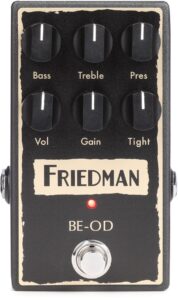 friedman amplification be-od overdrive guitar effects pedal