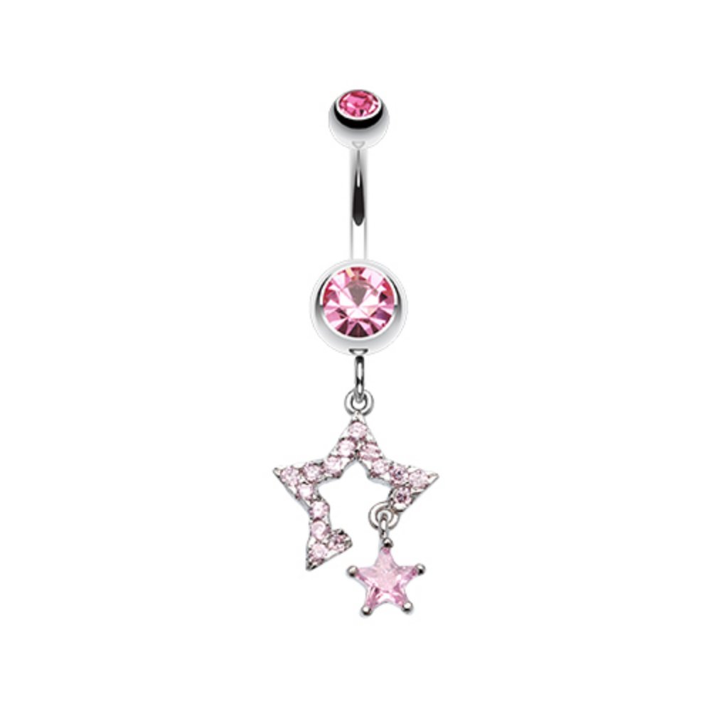 Twinkling Stars WildKlass Belly Button Ring