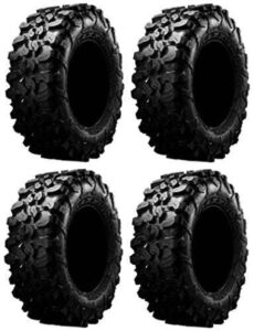 full set of maxxis carnivore radial (8ply) atv tires 32x10-14 (4)