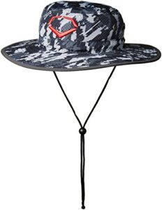 evoshield logo bucket hat, camo, one size fits most