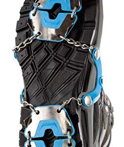 Yaktrax Summit Heavy Duty Traction Cleats with Carbon Steel Spikes for Snow and Ice (1 Pair), Large, Black, Small 08442