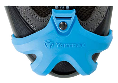 Yaktrax Summit Heavy Duty Traction Cleats with Carbon Steel Spikes for Snow and Ice (1 Pair), Large, Black, Small 08442