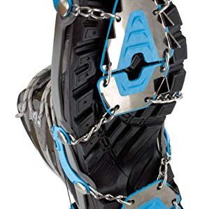 Yaktrax Summit Heavy Duty Traction Cleats with Carbon Steel Spikes for Snow and Ice (1 Pair), Large, Black, Small 08442