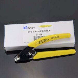 american miller genuine miller cfs-2-900c optical fiber stripper, original miller dual hole fiber optic stripper cfs-2