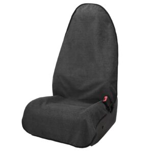 leader accessories grey waterproof towel auto car seat cover protector machine washable - fit yoga running crossfit athletes beach swimming outdoor sports