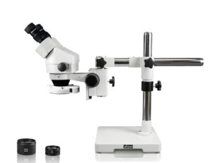 vision scientific vs-3ez-ifr07 binocular zoom stereo microscope | 10x wf eyepiece | 0.7x—4.5x zoom, 3.5x—90x magnification, 0.5x & 2x auxiliary lens