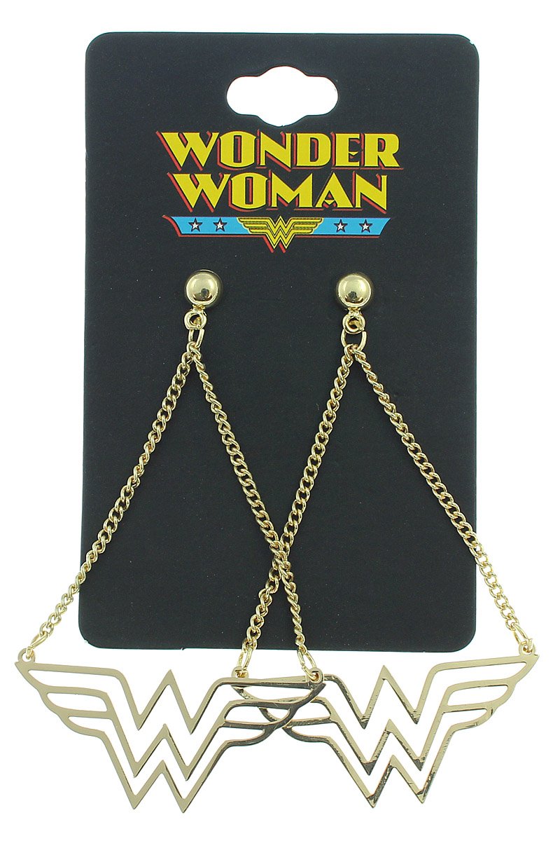 DC Comics Wonder Woman Dangle Earrings