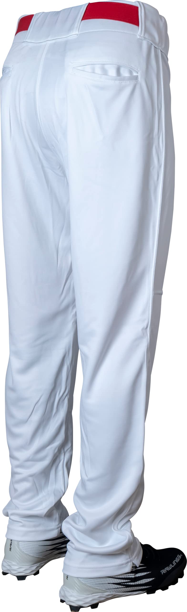 Rawlings | LAUNCH SERIES Full Length Baseball Pants | Adult Large | White