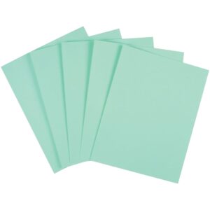 staples 490886 cover stock paper 67 lbs 8.5-inch x 11-inch green 250/pack (82995)