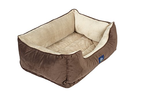 Serta Ortho Cuddler Pet Bed, Mocha