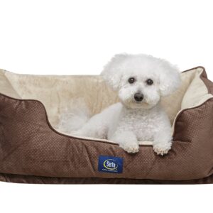 Serta Ortho Cuddler Pet Bed, Mocha