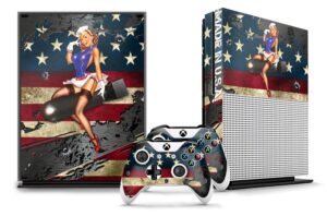 247 skins graphics kit sticker decal compatible with xbox one s and wireless controllers - ww2