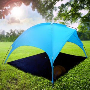 Beach Tent canopy Saturn: shades better than umbrella! 4 people Shade shack, easy up sports cabana, waterproof rain & Sun shelter for kids & adults, outdoor UV protection sunshade for sporting events