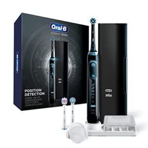 oral-b genius 8000 electric electric toothbrush with bluetooth connectivity, black