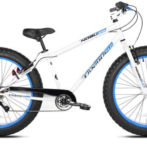 Takara Nobu Fat 26" Bike, 17.25"/One Size, White/Blue