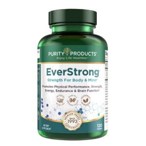 purity products everstrong - muscle matrix blend - creatine monohydrate - boron (fruitex-b phytoboron) - coffeeberry extract - boosted with 1000 iu vitamin d - 120 tablets from