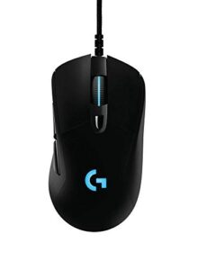 logitech g403 prodigy rgb gaming mouse – 16.8 million color backlighting, 6 programmable buttons, onboard memory, up to 12,000 dpi