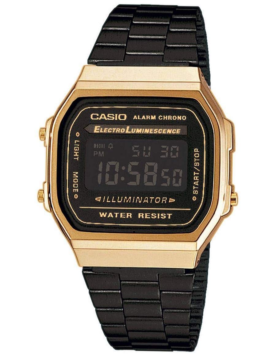 Casio Collection Unisex Adults Watch A168WG, Multicolored, standard size, Bracelet