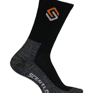 ScentLok Men's Everyday Socks (Black, Medium)