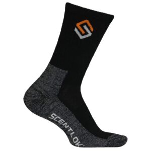 scentlok men's everyday socks (black, x-large)