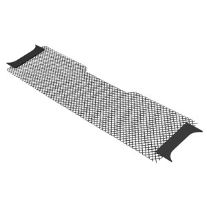 aps compatible with ford f-250 f-350 f-450 f-550 sd 2011-2016 lower bumper stainless steel black mesh grille insert f76829g