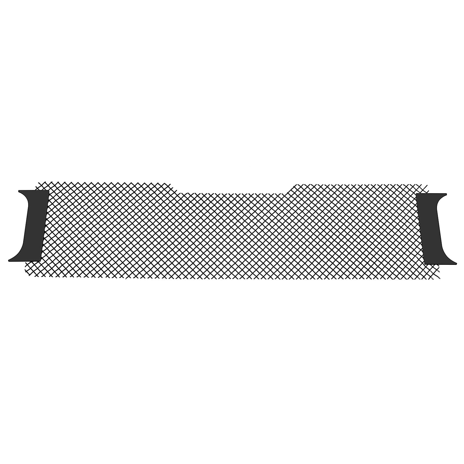 APS Compatible with Ford F-250 F-350 F-450 F-550 SD 2011-2016 Lower Bumper Stainless Steel Black Mesh Grille Insert F76829G