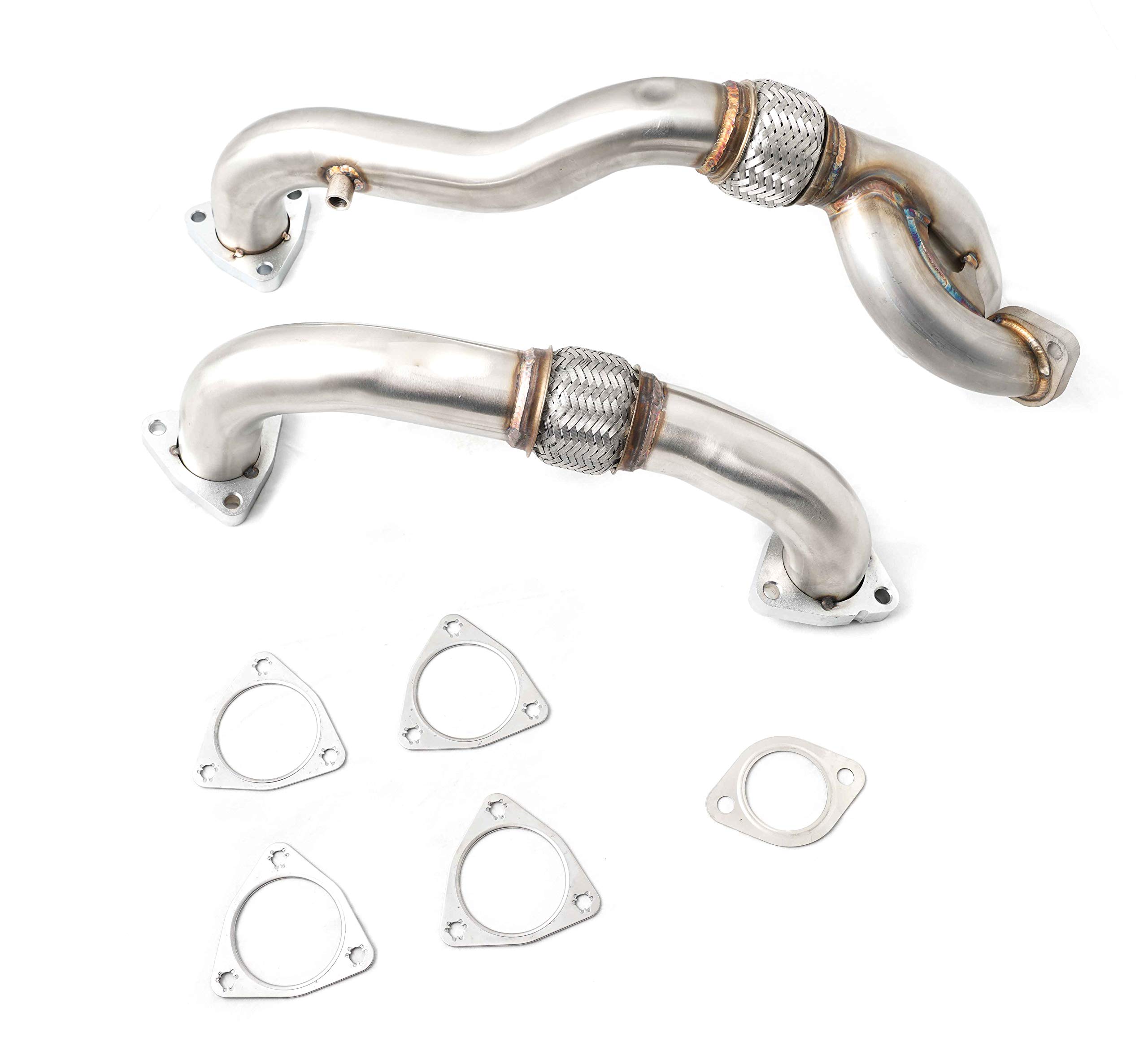 2008-2010 Ford 6.4 Powerstroke Heavy Duty Up Pipe Set F250 F350 F450