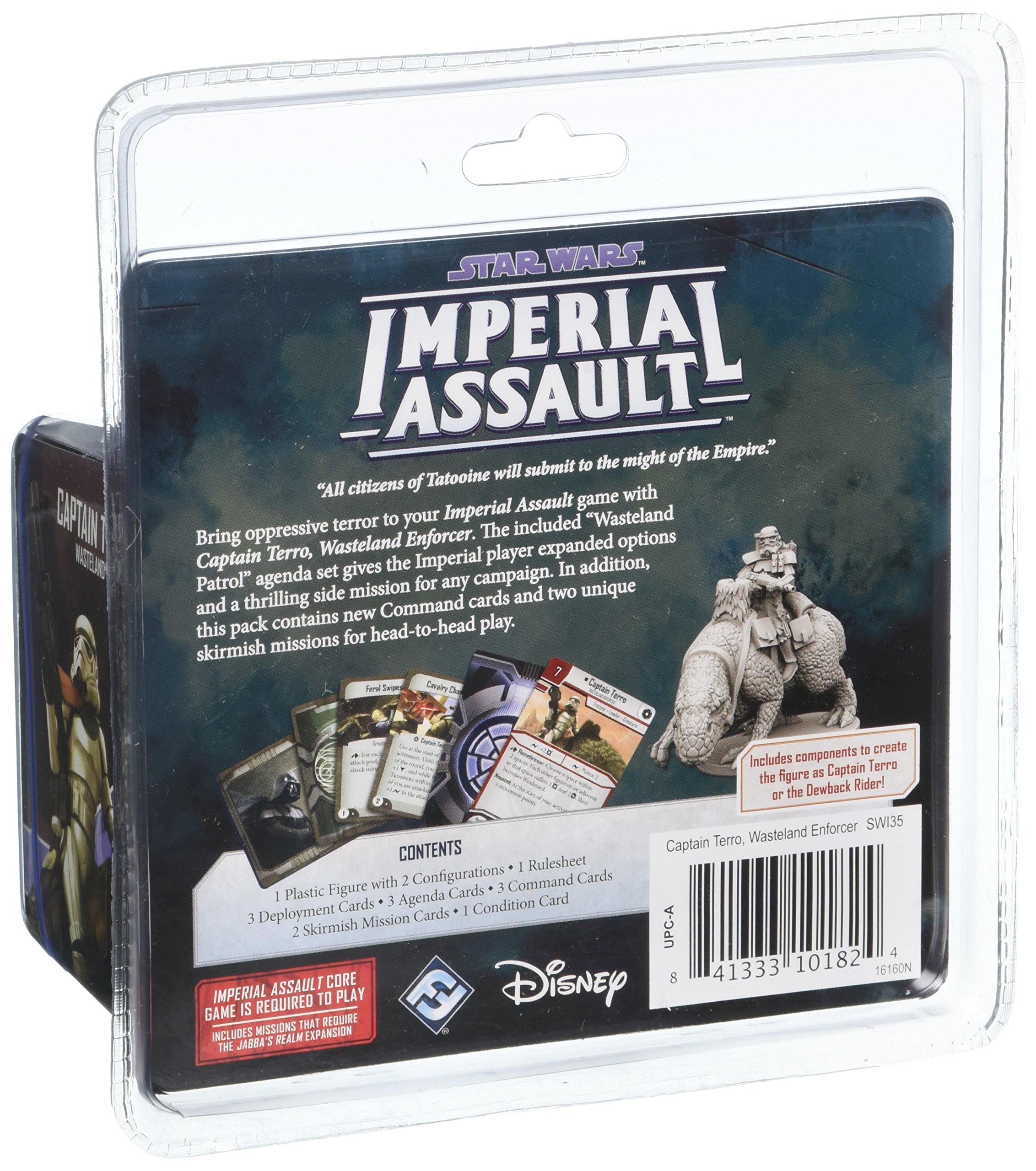 Star Wars Imperial Assault Board Game Captain Terro VILLAIN PACK - Epic Sci-Fi Miniatures Strategy Game for Kids and Adults, Ages 14+, 1-5 Players, 1-2 Hour Playtime, Made by Fantasy Flight Games