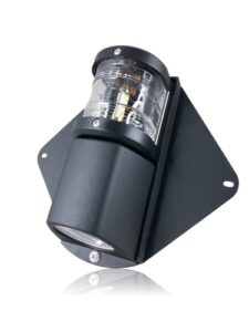 pactrade marine waterproof led combo masthead and deck light vertical mount for sailboat boats up to 12m, g4 type bulb and led type