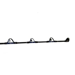 Xcaliber Marine Pair of 6' 50-80 LB PRO Tournament Series Saltwater TROLLING RODS Includes Bent and Straight Butt