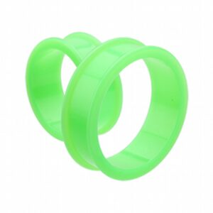 supersize flexible silicone double flared ear gauge wildklass tunnel plug (sold as pairs)