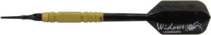 #legw2-18 laserdarts gold widow 18g soft tip dart set