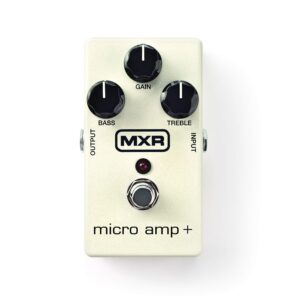 jim dunlop mxr m233 micro amp + guitar effects pedal