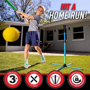 Franklin Sports MLB XT Youth Batting Tee Foam Set