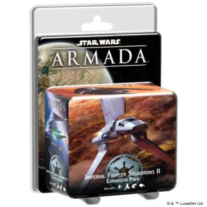 star wars armada imperial fighter squadrons ii expansion pack | miniatures battle game | strategy game for adults and teens | ages 14+ | 2 players | avg. playtime 2 hrs | made by fantasy flight games