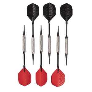 Arachnid Cricket Pro 450 Electronic Dartboard Features 31 Games with 178 Variations and Includes Two Sets of Soft Tip Darts , Black/Red, 19.00 x 1.00 x 19.00 inches