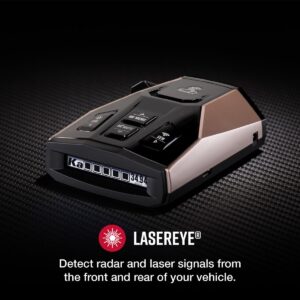 Cobra RAD 450 Laser Radar Detector: Long Range, False Alert Filter, Voice Alert & OLED Display, Black, RAD450