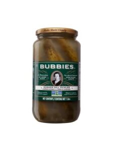 bubbies pure kosher dill pickle 33.0 oz(pack of 1)