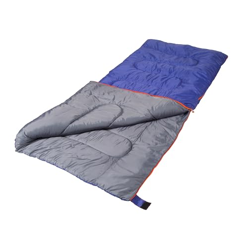 Stansport Explorer 4 Lb.-33 in X 75 in Rectangular Sleeping Bag , Blue