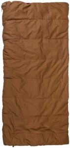 stansport 6 lbs. grizzly sleeping bag (529-100), 81" l x 39" w, brown