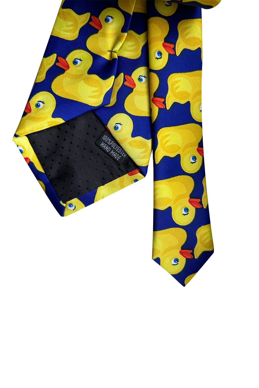 Yancos Ducky Duck Tie Cosplay Bow Tie Yellow Duck Tie Necktie Halloween Costume Funny Gifts Adjustable Tie